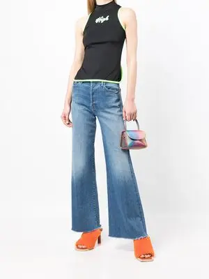 Natasha Zinko Slogan Print Open-back Vest