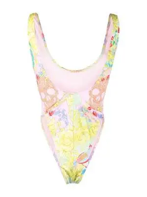 Philipp Plein Skull-print One-piece Swimsuit