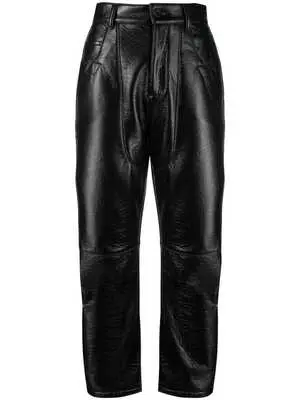 Opening Ceremony Barrel-leg Cropped Trousers - Black