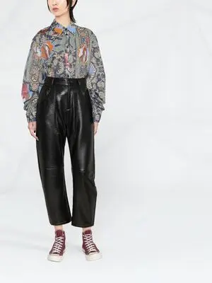Opening Ceremony Barrel-leg Cropped Trousers