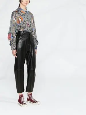 Opening Ceremony Barrel-leg Cropped Trousers