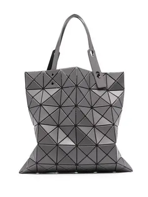 Issey Miyake Geometric Panelled Tote - Grey