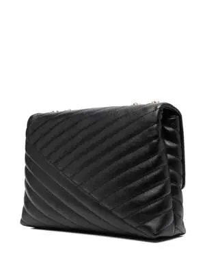 Tory Burch Kira Chevron Convertible Shoulder Bag - Black