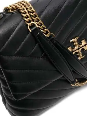 Tory Burch Kira Chevron Convertible Shoulder Bag - Black