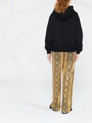 Gcds Snakeskin Print Trousers - Yellow