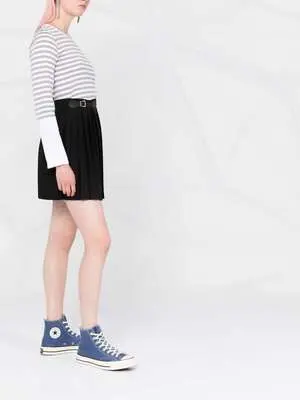 Play Comme Des Garcon Horizontal Stripe Long-sleeve T-shirt - Grey