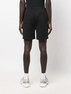 Mackage Logo-patch Drawstring Shorts - Black