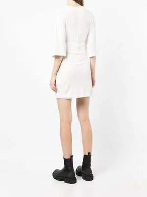 DION LEE Corset Tunic Top - White