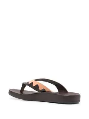 ANCIENT GREEK SANDALS Ammos Two-tone Flip-flops