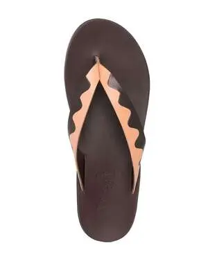 ANCIENT GREEK SANDALS Ammos Two-tone Flip-flops