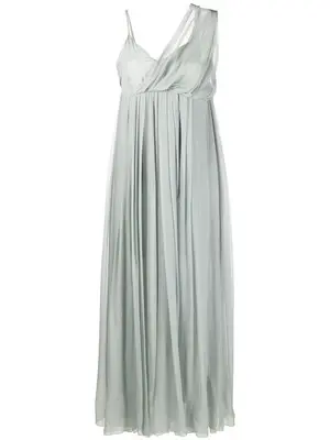 Erika Cavallini Draped One-shoulder Dress - Green