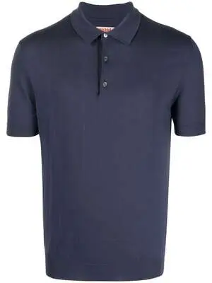 BARACUTA Short-sleeved Polo Shirt - Blue