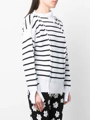 Marni Striped Ribbed Cotton Jumper