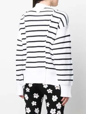 Marni Striped Ribbed Cotton Jumper