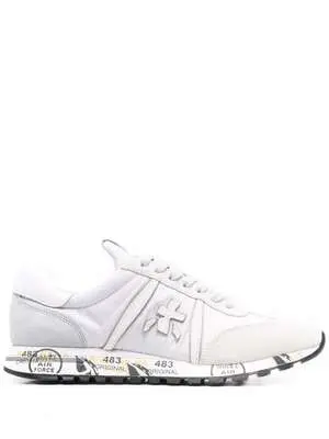 Premiata Panelled Low-top Sneakers - White
