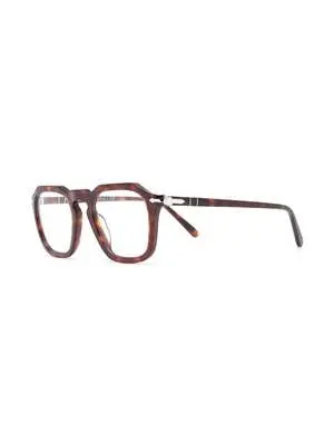 Persol Tortoiseshell Square-frame Eyeglasses