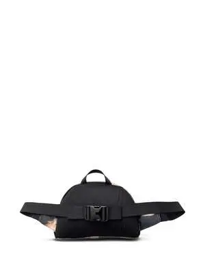 Supreme X The North Face Bleached Denim-print Roo Ii Bag - Brown