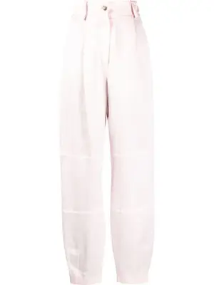 THE MANNEI Volterra High-waisted Trousers - Pink