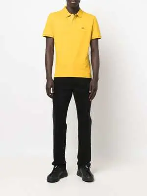 C.P. COMPANY Logo-patch Polo Shirt - Yellow