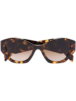 Prada Tortoiseshell Cat-eye Sunglasses - Brown