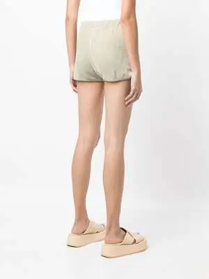 Fear Of God Logo-patch Velour Shorts