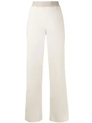 Fear Of God Cotton Logo Waistband Straight-leg Trousers - Grey