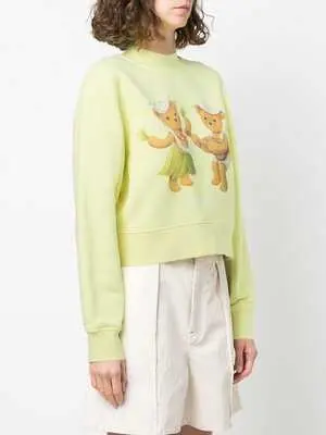 Palm Angels Teddy-print Sweatshirt