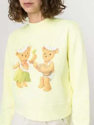 Palm Angels Teddy-print Sweatshirt