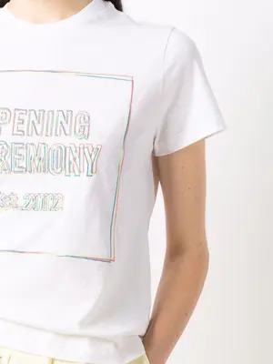 Opening Ceremony Box Logo-print T-shirt - White