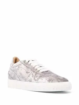 Philipp Plein Velvet Hurricane Sneakers - Grey