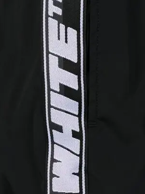 Off-White Logo-tape Swim Shorts
