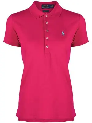 Polo Ralph Lauren Polo Pony Polo Top - Pink