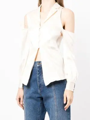 Rokh Cut-out Shoulder Blouse