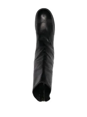 Guidi Zipped Mid-calf Leather Boots