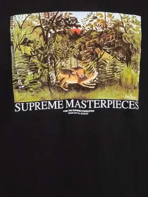 Supreme Masterpieces Graphic-print T-shirt - Black