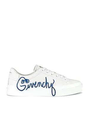 Givenchy Givenchy City Sport Lace-Up Sneaker In White White & Blue