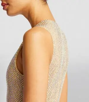 Stella McCartney Crystal Mesh Bodysuit