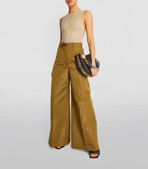 Stella McCartney Crystal Mesh Bodysuit