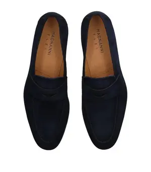 Magnanni Suede Delos Loafers