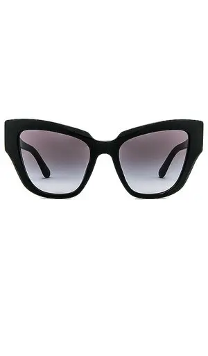 Dolce & Gabbana Rectangle Sunglasses - Black & Grey Gradient