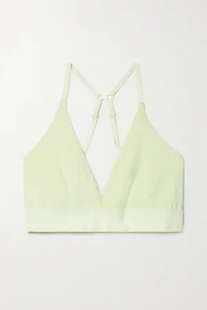 Skin Hadlee Stretch-organic Pima Cotton Soft-cup Triangle Bra