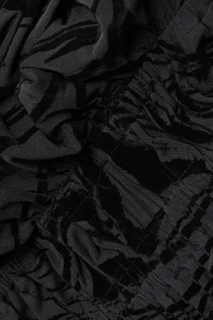 Remain Birger Christensen Rikke Ruched Flocked Mesh Mini Dress
