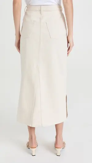 Still Here Panama Denim Skirt