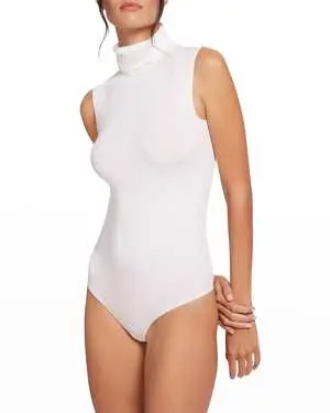 Sleeveless Turtleneck Bodysuits