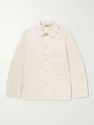 Aspesi Garment-dyed Cotton Jacket - Neutrals
