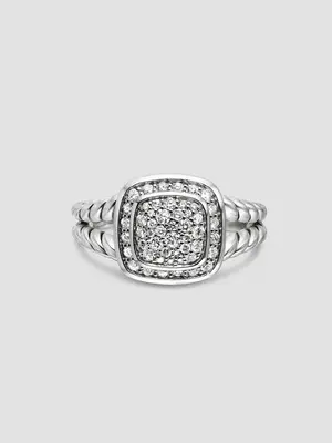David Yurman Petite Albion Ring In Sterling