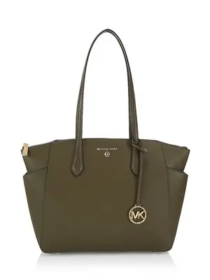 Michael Kors Women's Marilyn Leather Tote - Black Olive
