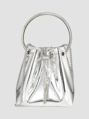 JIMMY CHOO Bon Bon Mini Bag - Silver