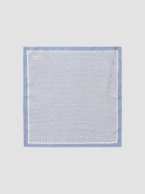 Eton Floral Print Silk Pocket Square