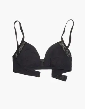 Madewell Mesh-trimmed Sammie Bralette